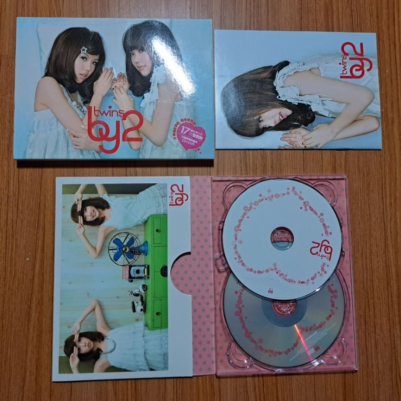 By2 twins 專輯 CD+DVD 宣傳片 保存非常好 | 蝦皮購物