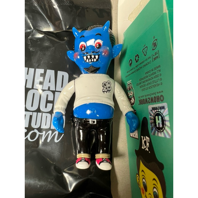HEADLOCK STUDIO X HOW2WORK MONSTER WORLD 2代 單售：藍魔鬼 | 蝦皮購物