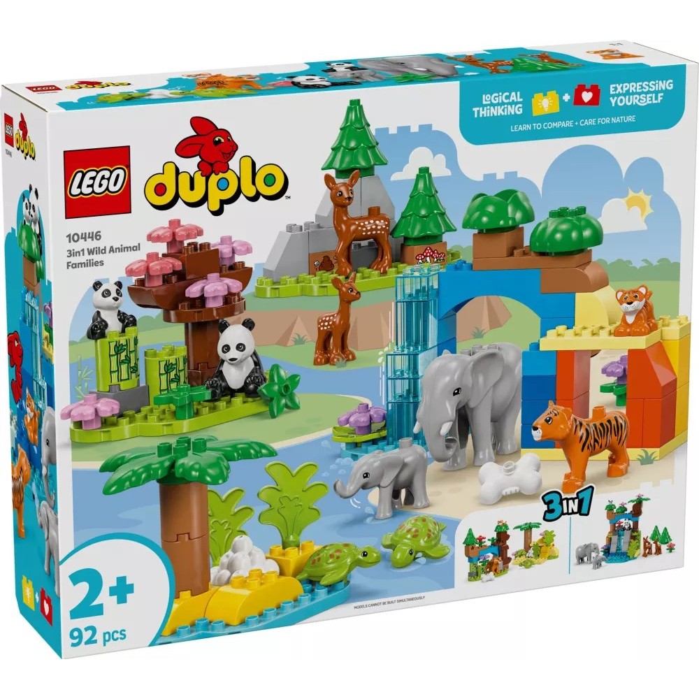 [樂享積木] LEGO 10446 3合1 野生動物家庭 得寶系列 | 蝦皮購物