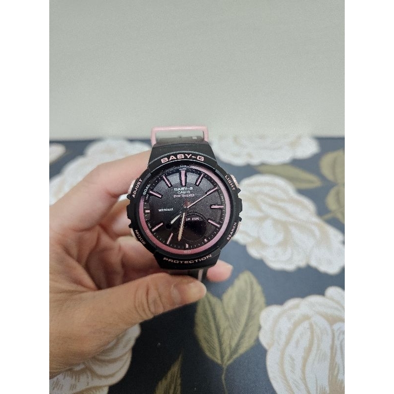 CASIO 卡西歐 BABY-G Step Tracker計步運動錶(BGS-100RT-1A) | 蝦皮購物