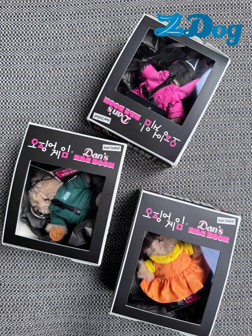 魷魚遊戲 周邊公仔 Squid Game 韓國快閃店限定 ZDog Swag 在台現貨 | 蝦皮購物