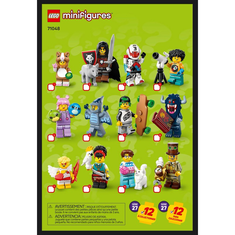 樂高 LEGO 71048 👍全新未拆封 minifigures 27代 單售賣場 Series 27 全新未拆封 | 蝦皮購物