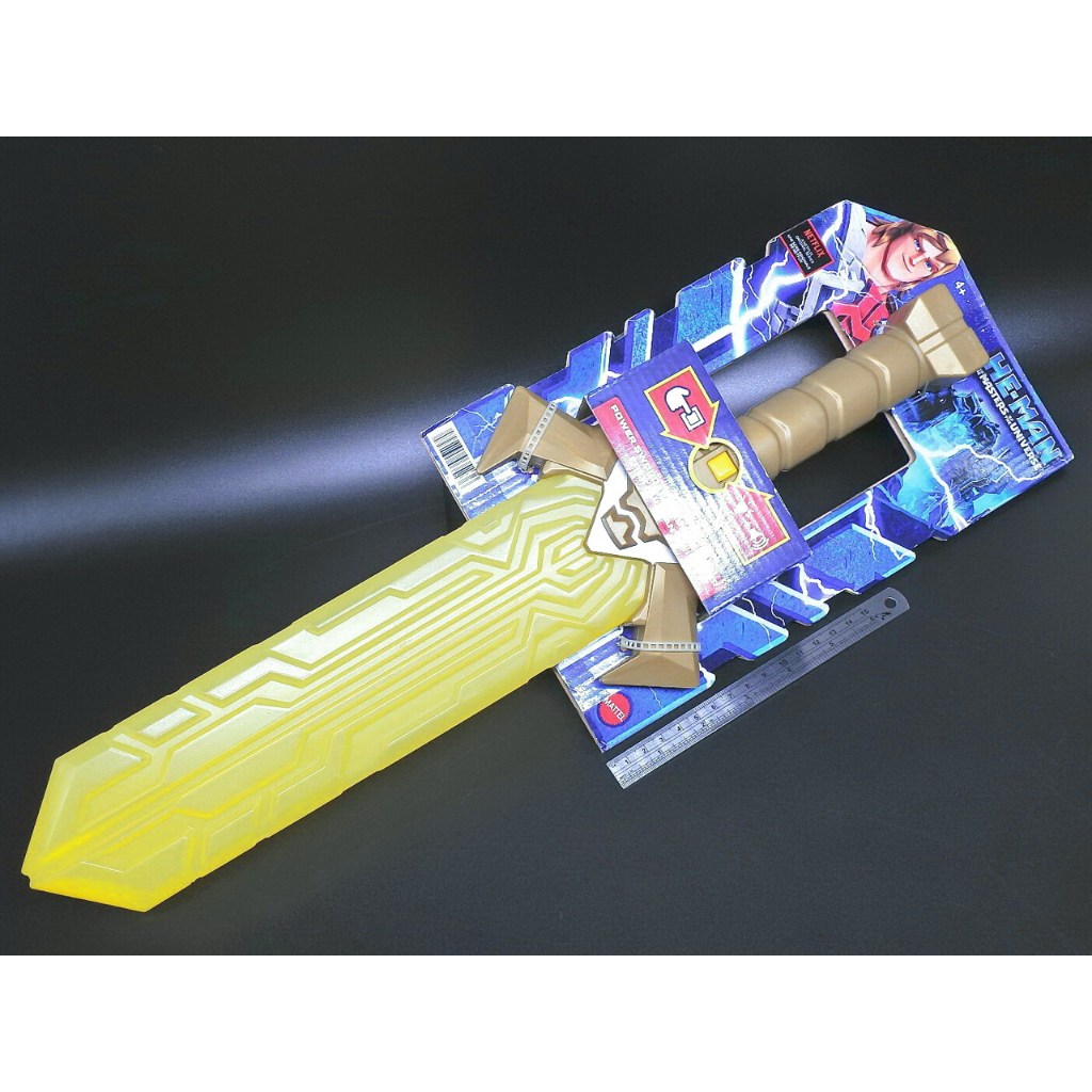 MATTEL 太空超人 聲光版 力量之劍 MOTU HE-MAN POWER SWORD 51公分 A288 | 蝦皮購物