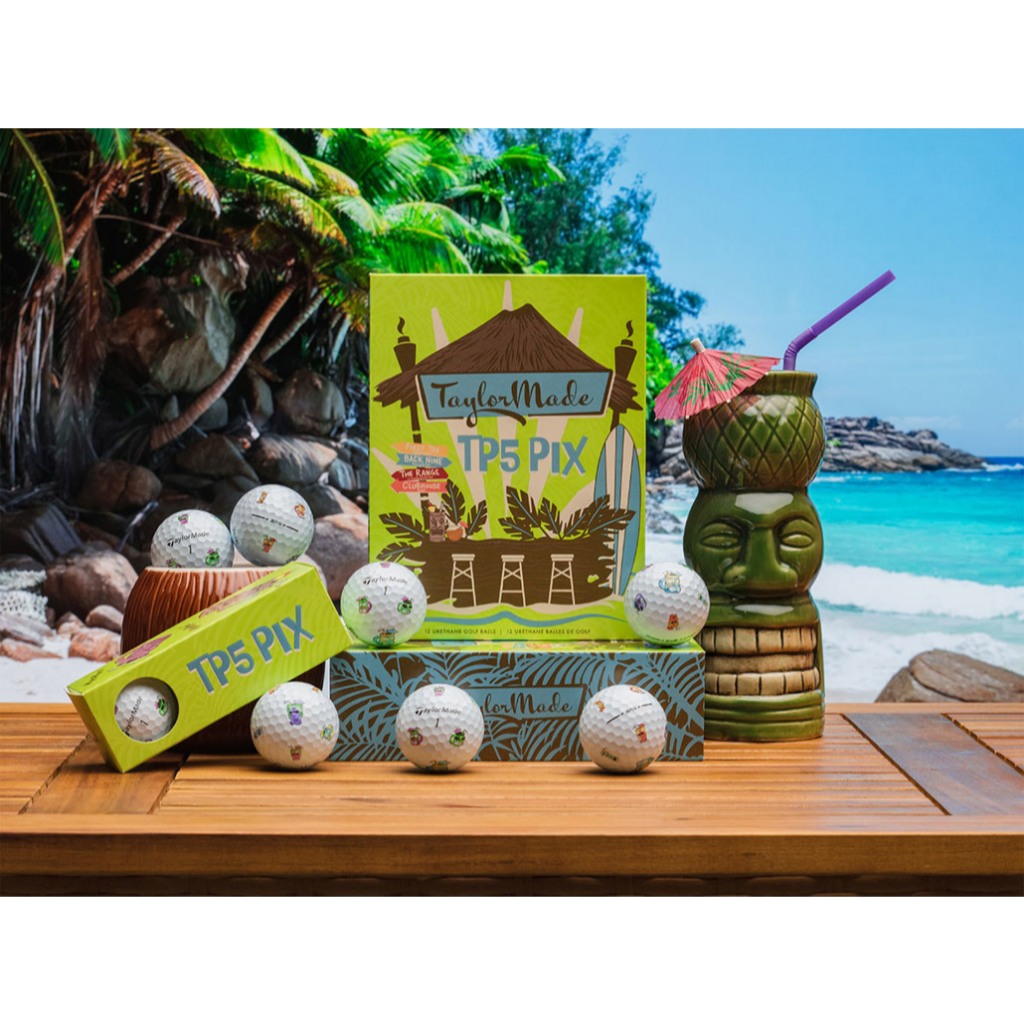 [限量版]TaylorMade TP5/TP5X pix 夏威夷Tiki 五層球 | 蝦皮購物