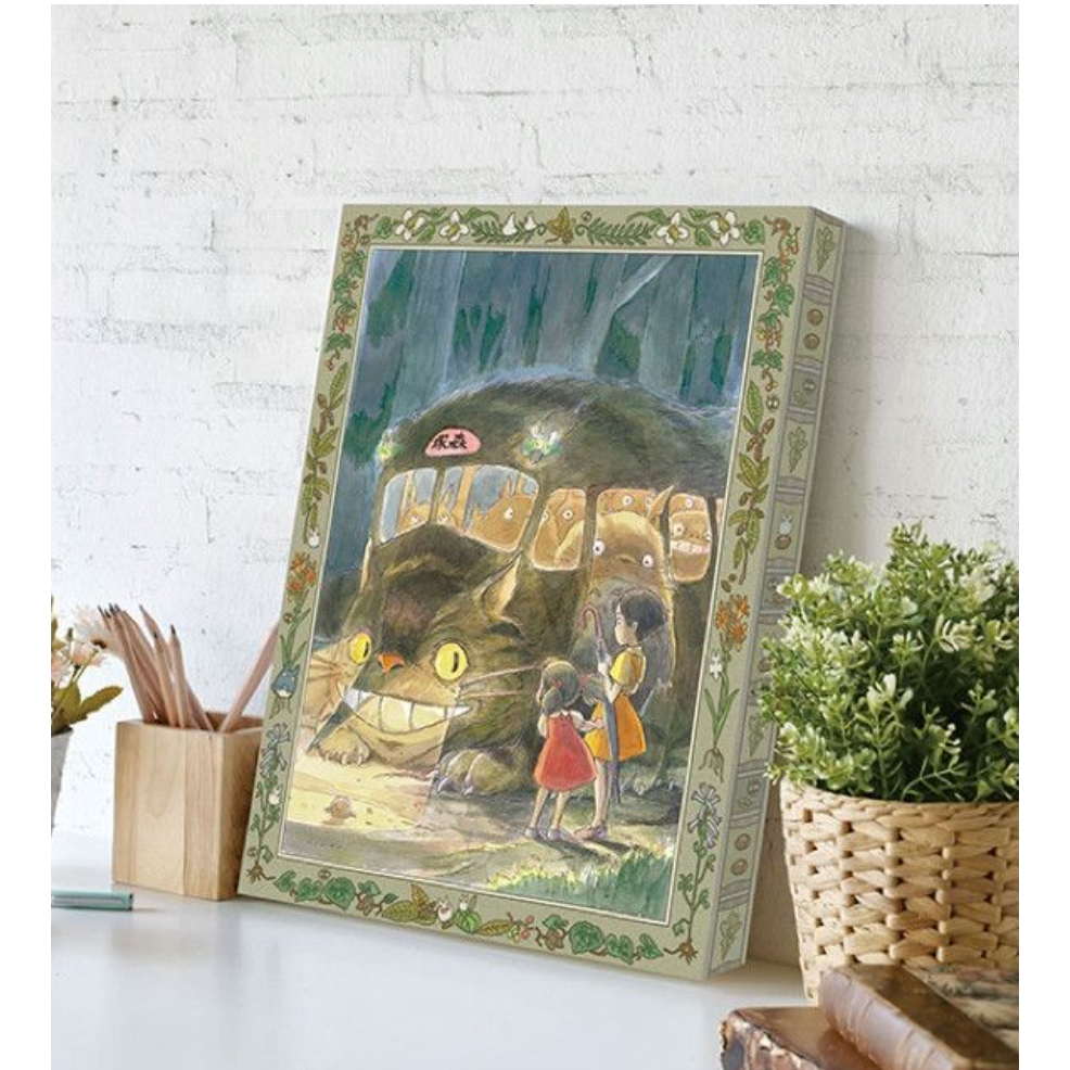 [小樂]蝦皮代開發票日版 Ensky 龍貓 吉卜力 豆豆龍 宮崎駿 龍貓公車 等公車 無框畫 366 366片 拼圖 | 蝦皮購物