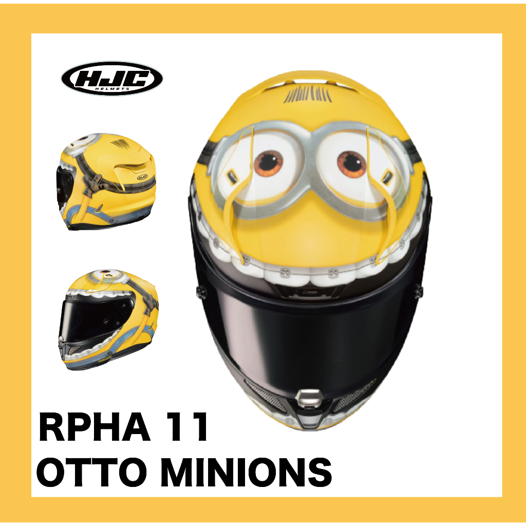 HJC RPHA 11 OTTO MINIONS 小小兵 安全帽 進口帽 韓國 | 蝦皮購物
