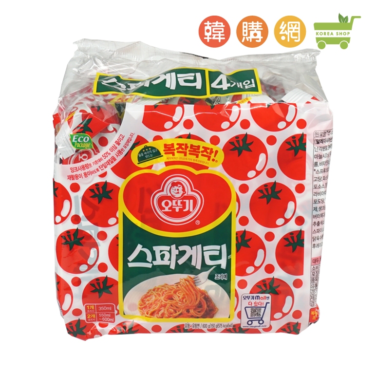 韓國不倒翁 番茄風味義大利麵600g(150gX4入)(2025.09.08有效)【韓購網】 | 蝦皮購物