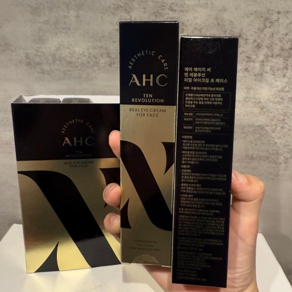 現貨快速出貨 韓國 AHC 3D超效煥活全臉眼霜 第十代革新全能眼霜 30ml | 蝦皮購物