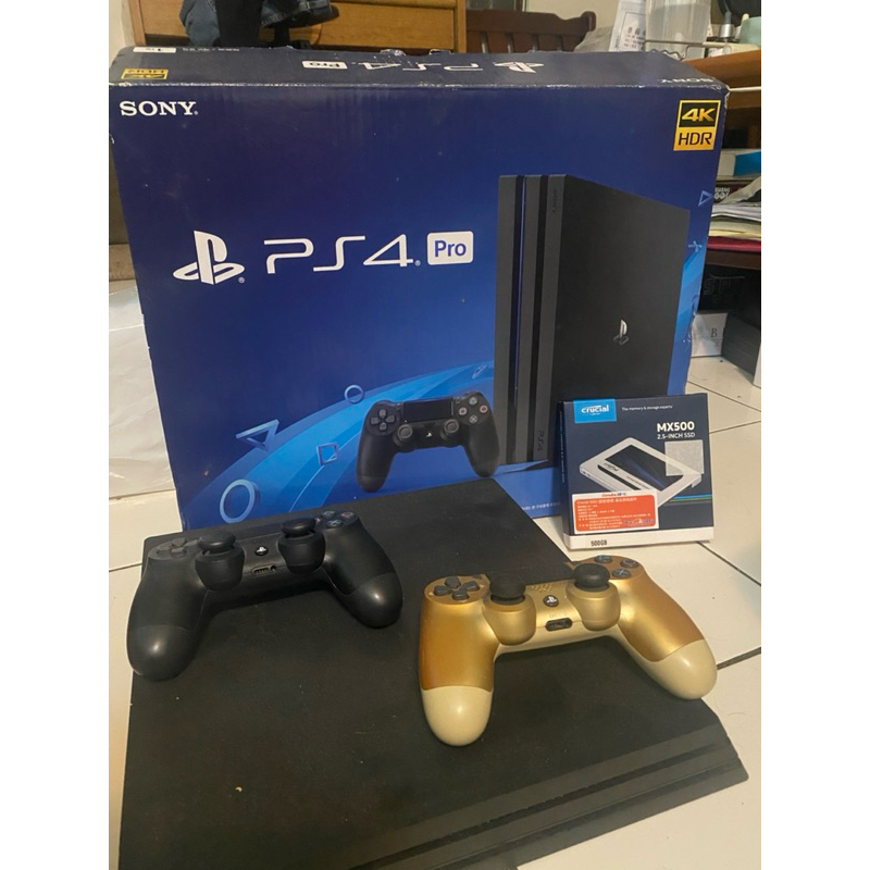 PS4 pro ps4pro 500 ssd 雙手把 + 遊戲 死亡擱淺 | 蝦皮購物