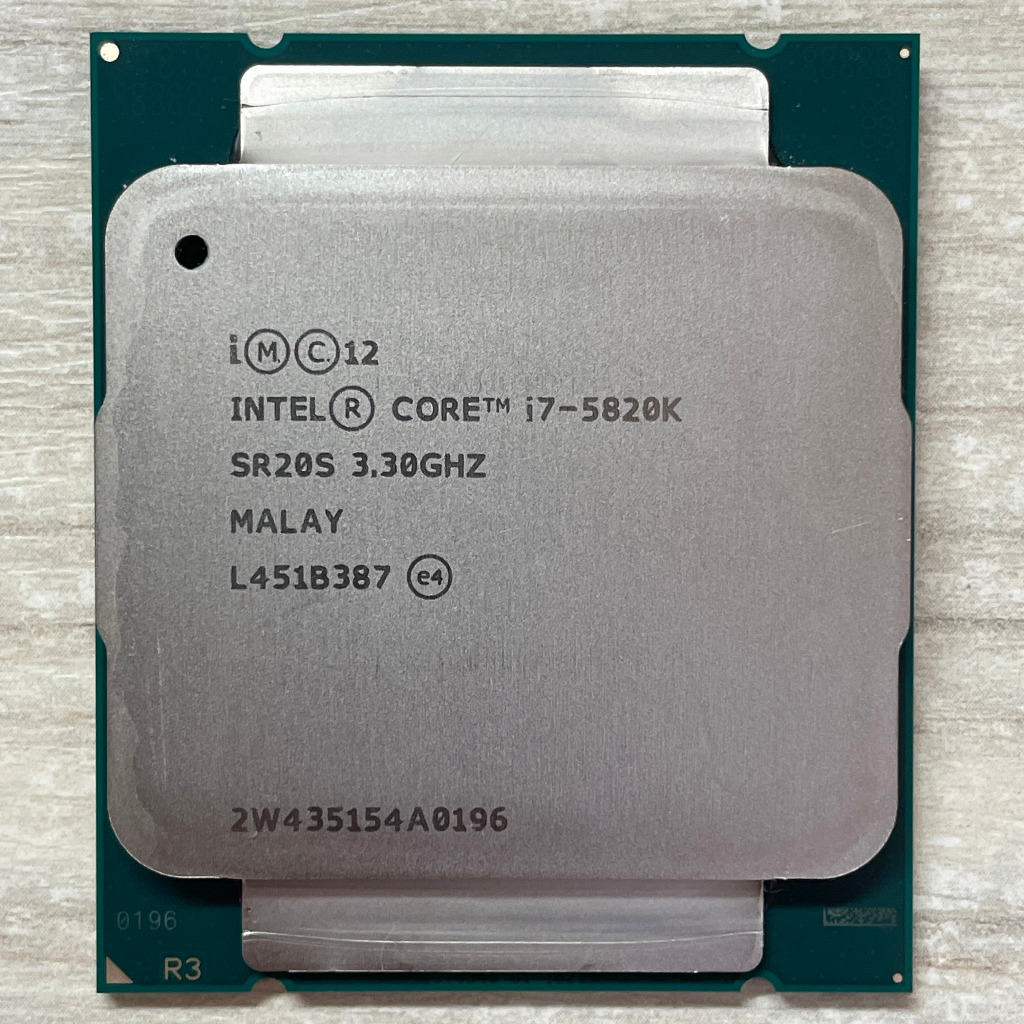 ⭐️【Intel i7-5820K 最高 3.60 GHz 6核12緒】⭐ 支援X99/無風扇/附散熱膏/保固3個月 | 蝦皮購物
