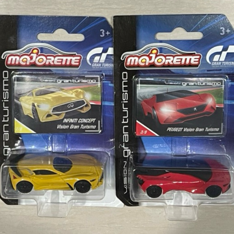 2台 美捷輪 Majorette 超跑 Vision Gran Turismo GT 概念車 peugeot | 蝦皮購物