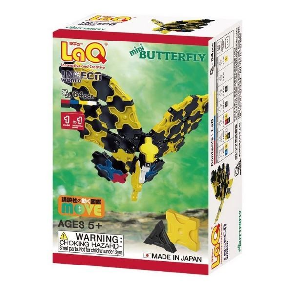 LaQ日本拼接積木-Q版鳳蝶(64pcs)-(Q版昆蟲系列)-在路上書店 | 蝦皮購物