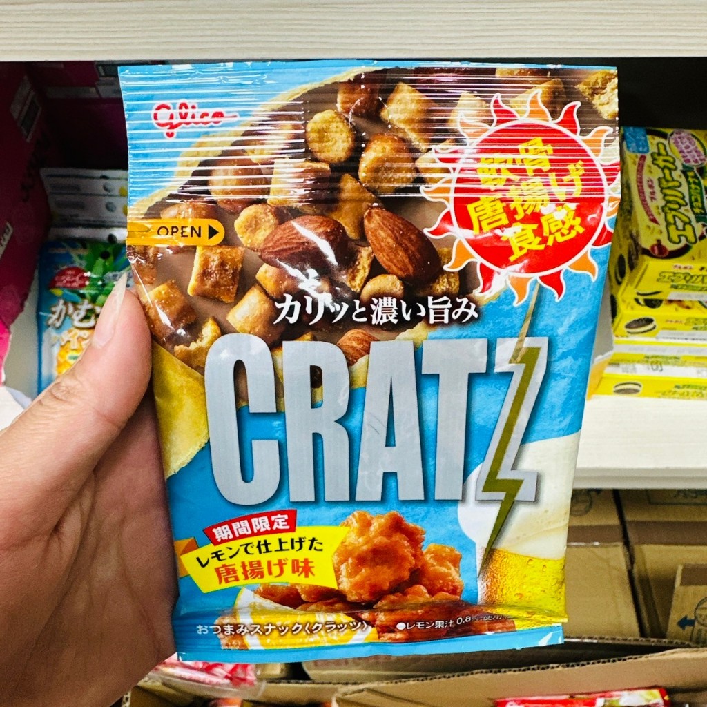 【小財好物】快速出貨 日本 固力果 GLICO 格力高 CRATZ 卡滋脆餅 檸檬炸雞 餅乾 杏仁脆餅 | 蝦皮購物