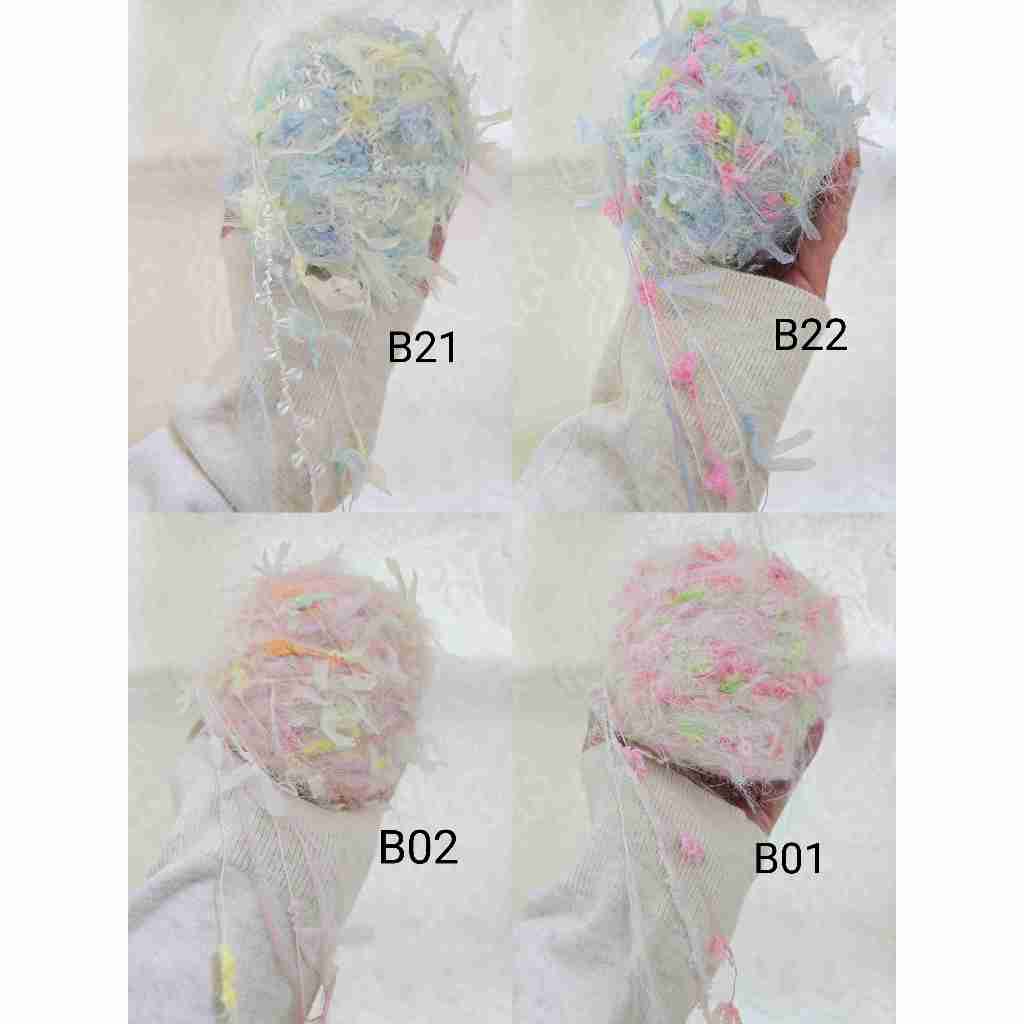 ♡Tong橦手作♡ 糖糖兔免拆線手工手混線B02.01.22.21毛線 DIY手作材料 鉤針棒針 圍巾 毛帽 包包 | 蝦皮購物