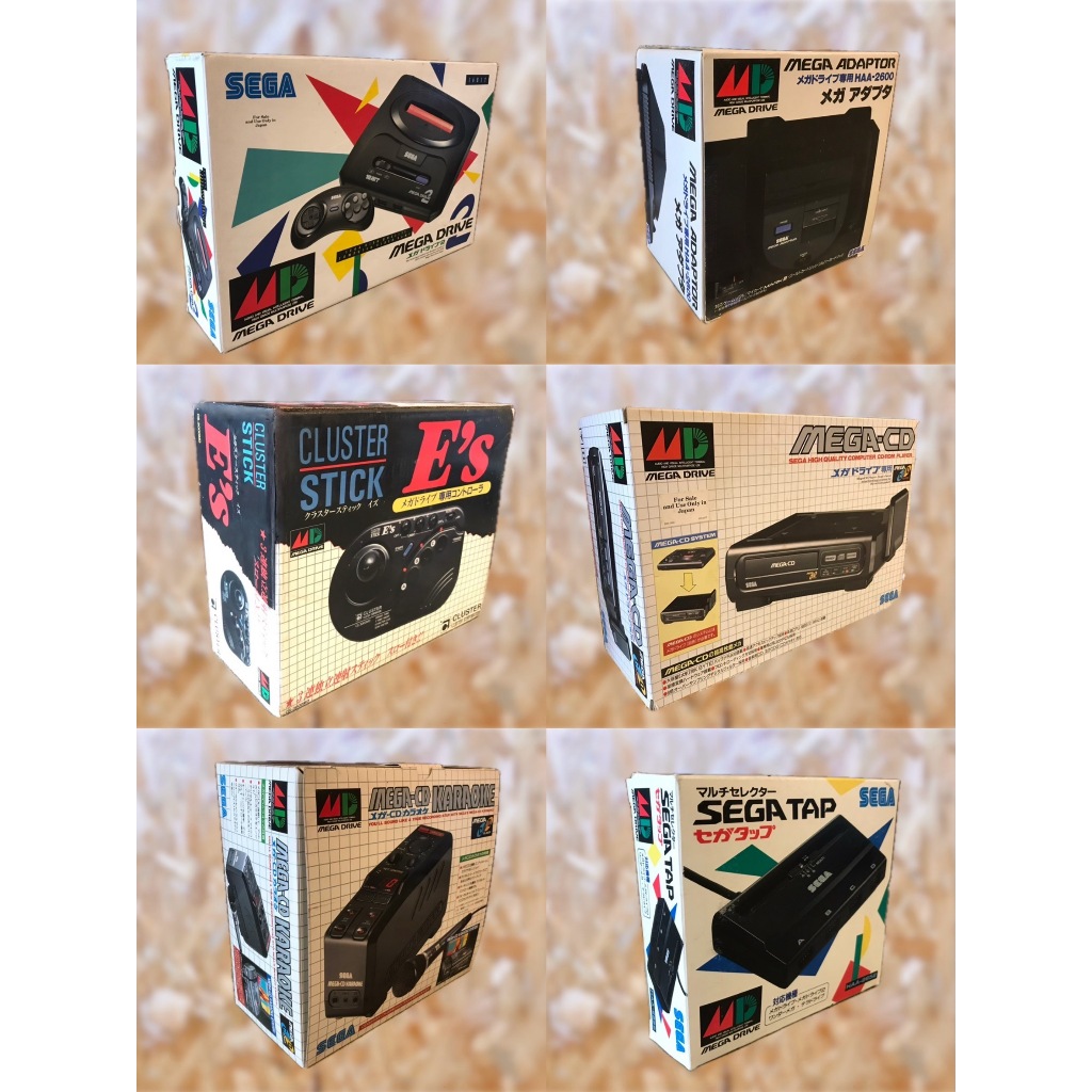 SEGA MD2主機/MEGA ADAPTOR/搖桿/CD底座/卡拉OK MEGA驅動器/四分插手柄集線器 透明保護盒 | 蝦皮購物