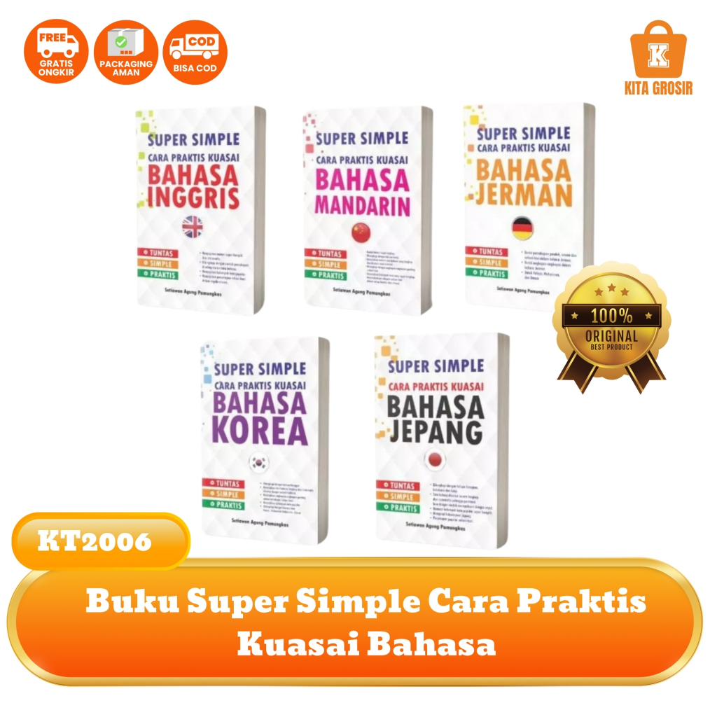 KT2006 [Ready] Buku Super Simple Cara Praktis Kuasai Bahasa | 蝦皮購物