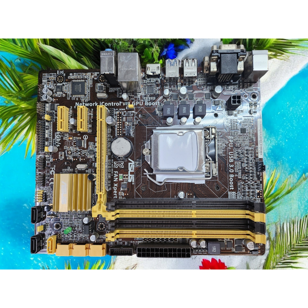 含稅 華碩 B85M-G 1150 DDR3 保固一個月 08M966 | 蝦皮購物