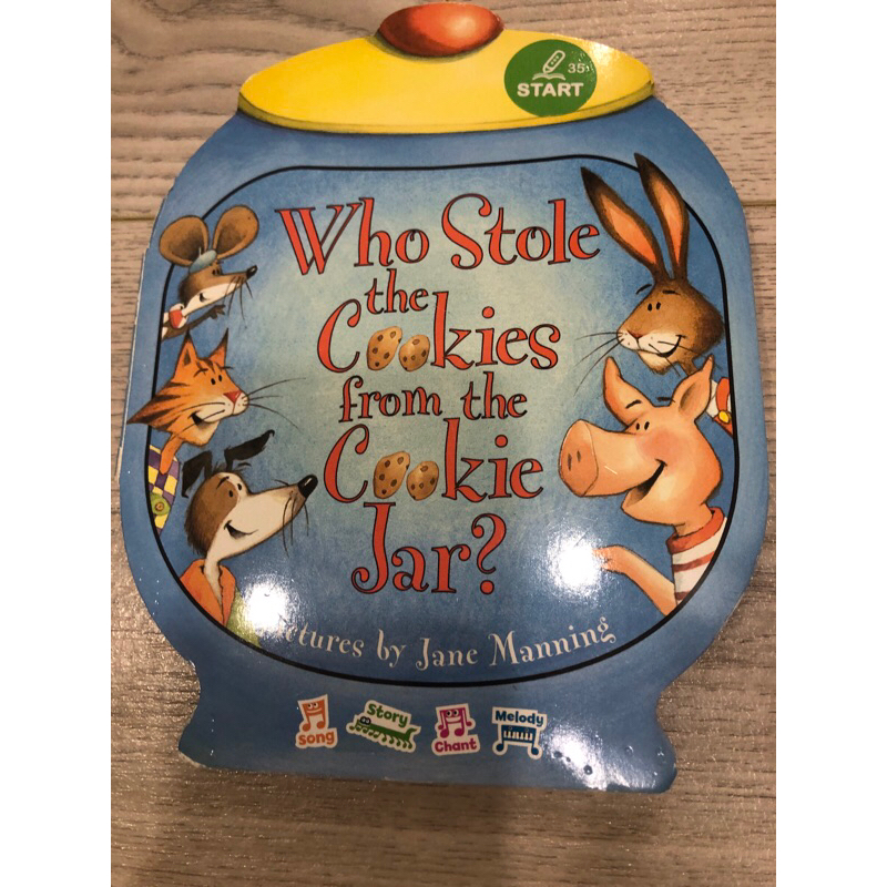 kidsread Who stole the cookies from the cookie jar 九成九新 | 蝦皮購物