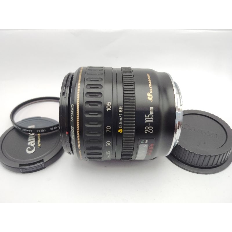 佳能 Canon EF 28-105mm f/3.5-4.5 USM 變焦鏡頭 EOS 全片幅 中古二手 鏡片發霉 | 蝦皮購物