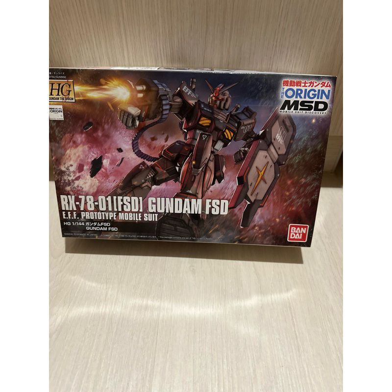 萬代 GTO HG 1/144 HGUC ORIGIN MSD RX-78-01 Gundam FSD 鋼彈 | 蝦皮購物