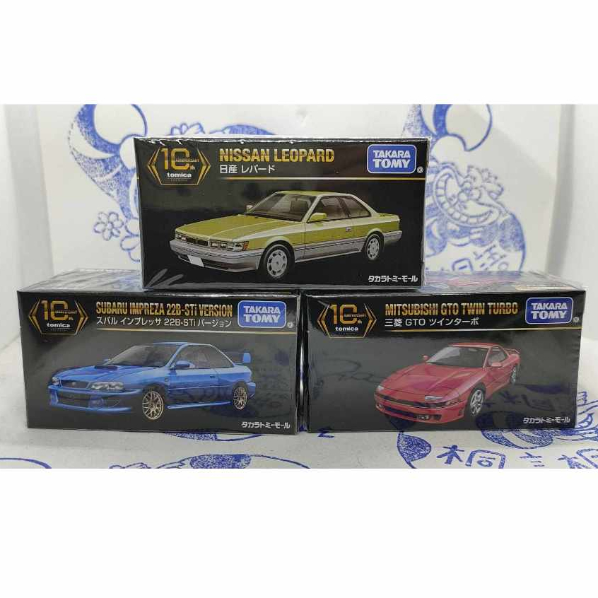 (現貨) Tomica Premium 10th Gto Twin Turbo Leopard Subaru 22B | 蝦皮購物