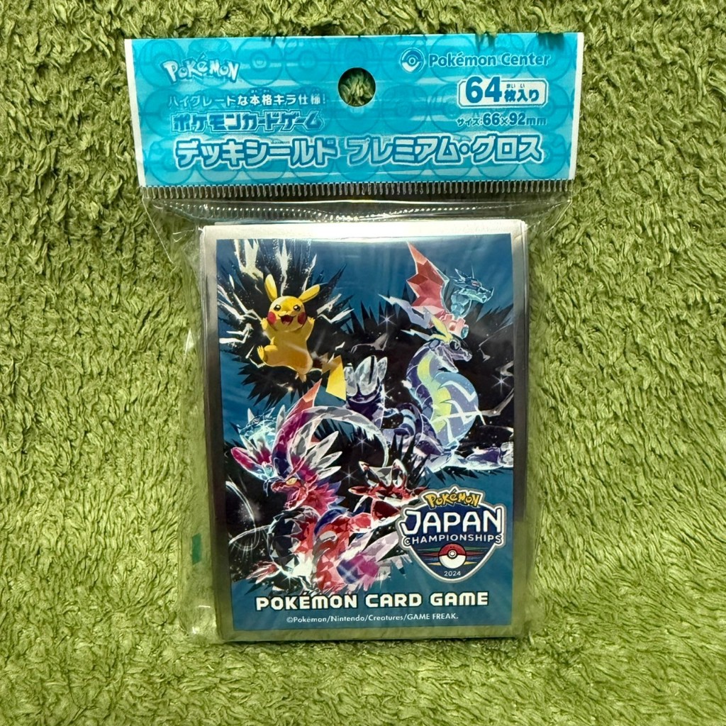 神奇寶貝 寶可夢 中心 日本冠軍賽 ptcg 卡套 牌套 PJCS2024 皮卡丘 故勒頓 密勒頓 | 蝦皮購物