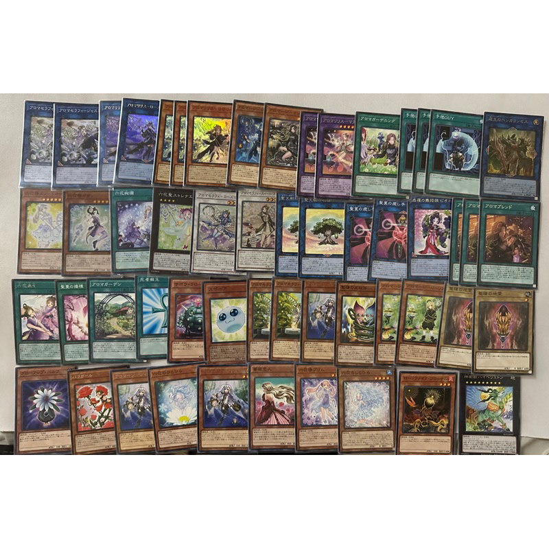 OCG 遊戲王 六花 芳香 牌組 牌料 PHNI LVP1 DBSS 亮面 普卡 54張 | 蝦皮購物