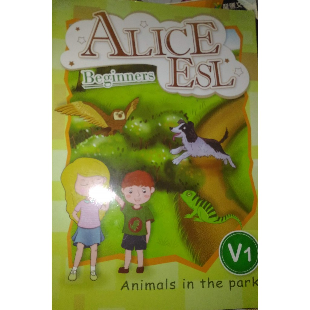 ALICE ESL Animals in the park 有書寫 | 蝦皮購物