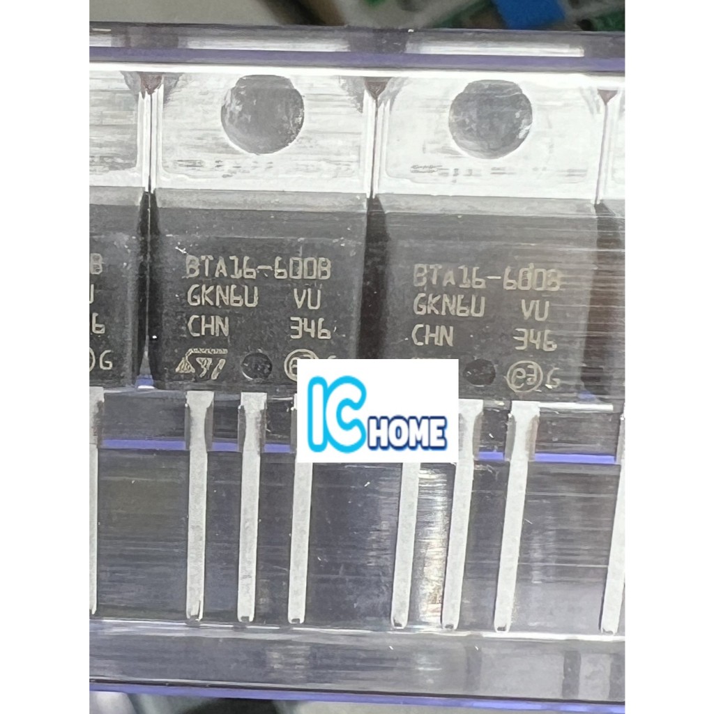ICHOME 全新 原裝 BTA16-600 600V BTA16 16A TO-220 觸發50mA 雙向可控硅 現貨 | 蝦皮購物