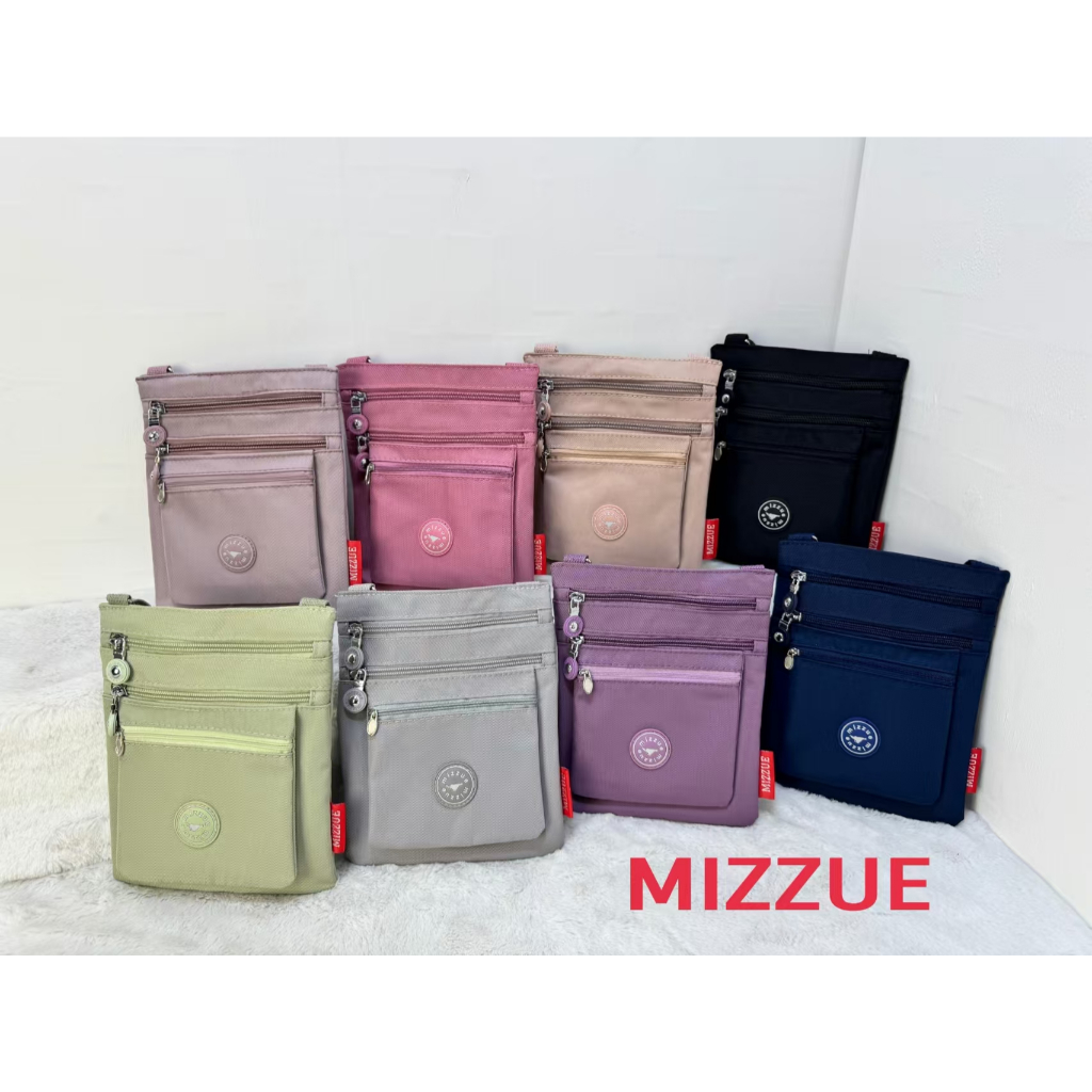 現貨8色 MIZZUE韓版🎀多隔層💦💦防水尼龍小包🎀 收钱包 小方包 妈妈包 單肩斜跨 包包 百搭 時尚 PL893 | 蝦皮購物