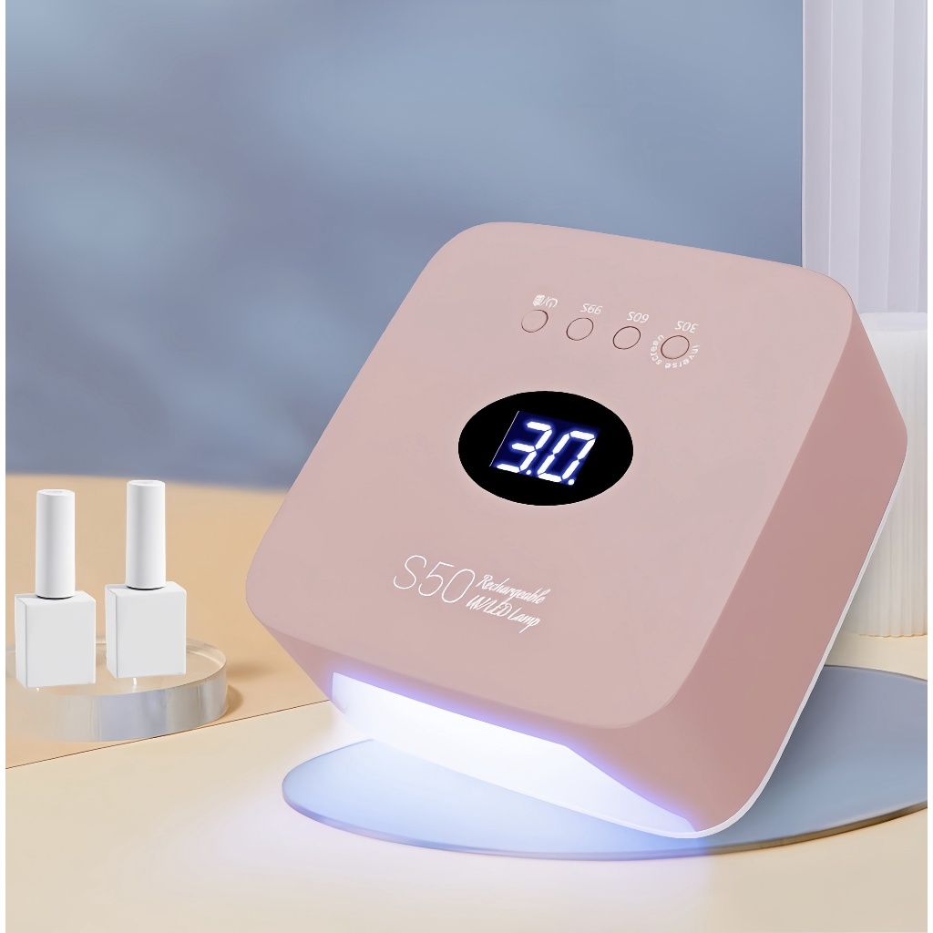 ღ 柔羽Nail ღ S50美甲燈【蓄電型】光療燈 美甲燈 UV/LED燈 54W光療燈 美甲工具 美甲師必備 | 蝦皮購物