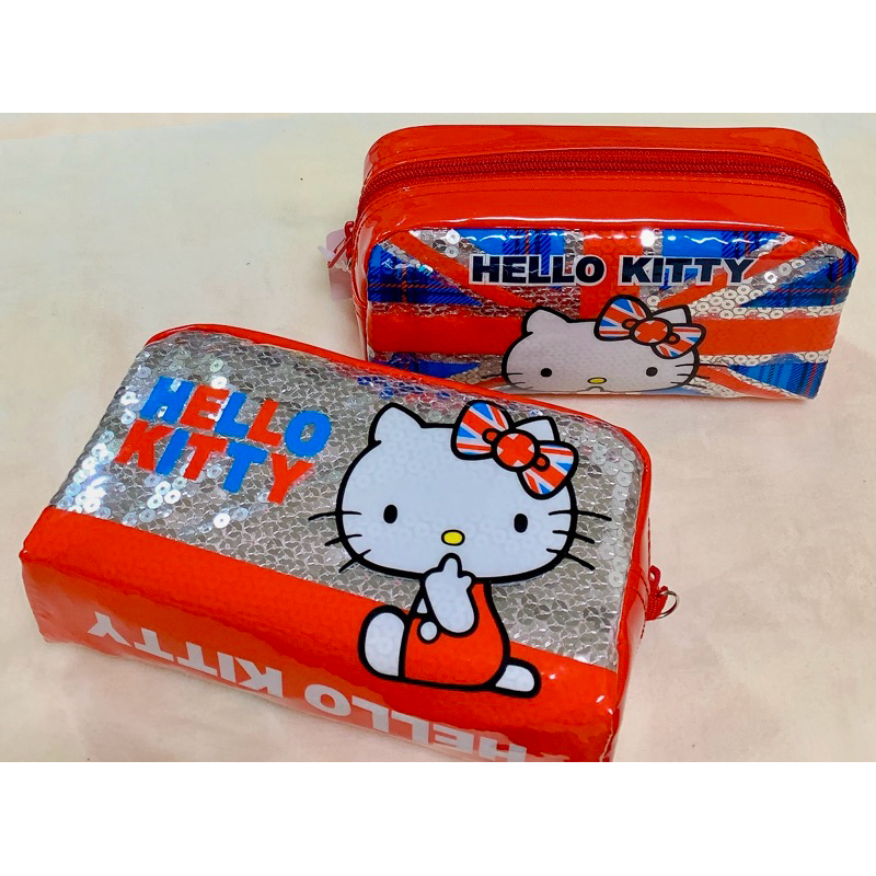 Sanrio三麗鷗 Hello Kitty 閃亮大容量筆袋/鉛筆盒 市價：250 | 蝦皮購物