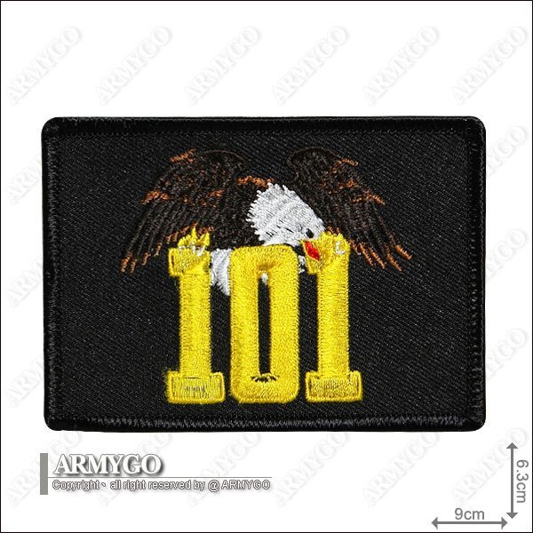 【ARMYGO】美軍101空降師 方型章 | 蝦皮購物