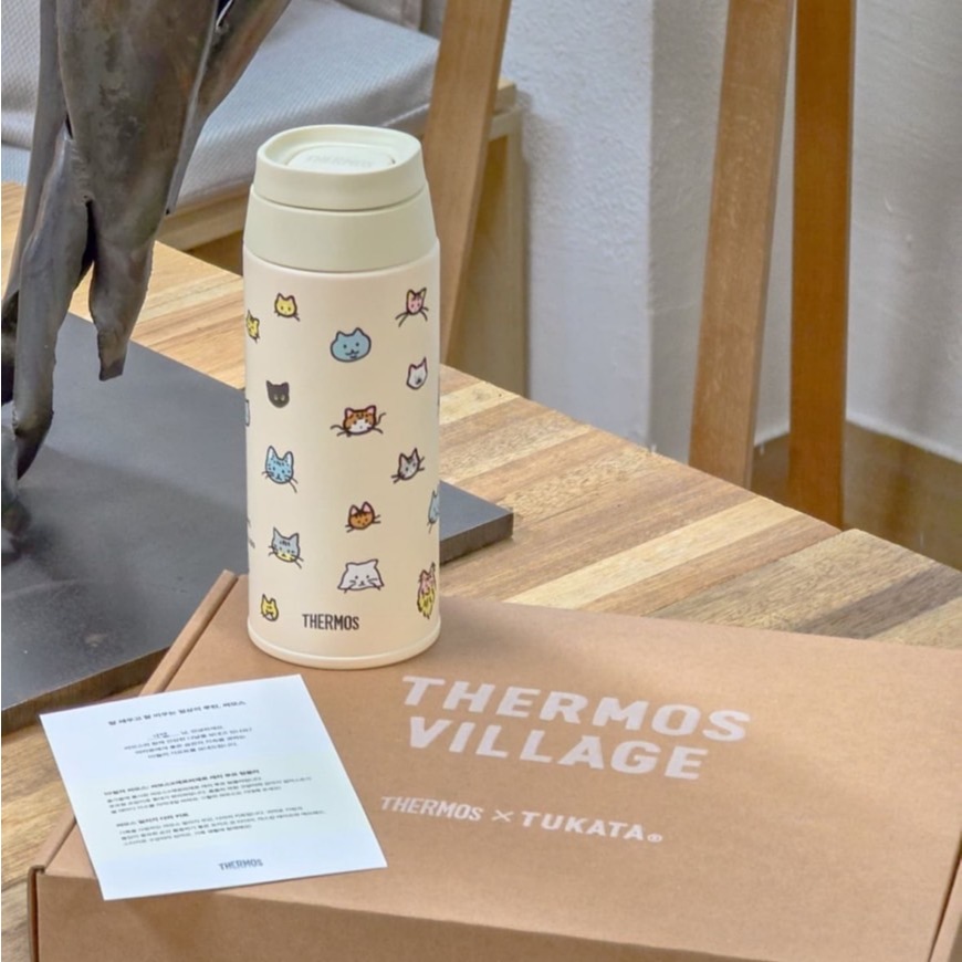 🇰🇷 韓國KKOBA Thermos x Zero Per Zero 膳魔師 狗狗 貓貓 手提 保冰杯 保溫杯 | 蝦皮購物