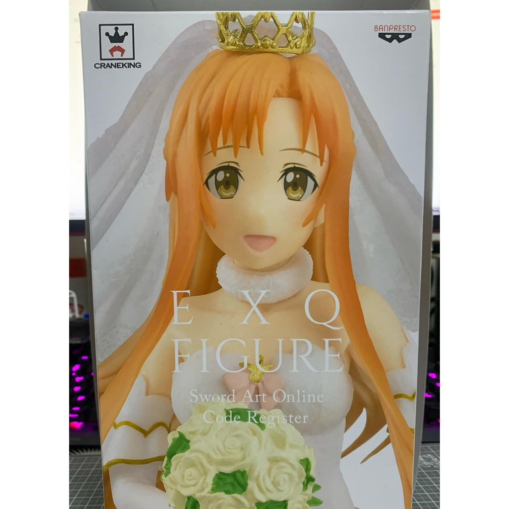 景品 刀劍神域 SAO 亞絲娜 婚紗 EXQ 公仔 『 二手貨 』 | 蝦皮購物