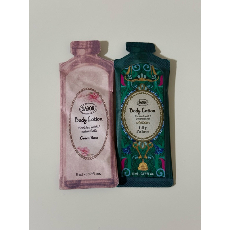 （全新）SABON 美好年代 / 綠玫瑰身體乳液 5ml | 蝦皮購物