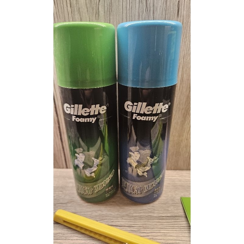 吉列 刮鬍泡210g （檸檬）（薄荷） | 蝦皮購物