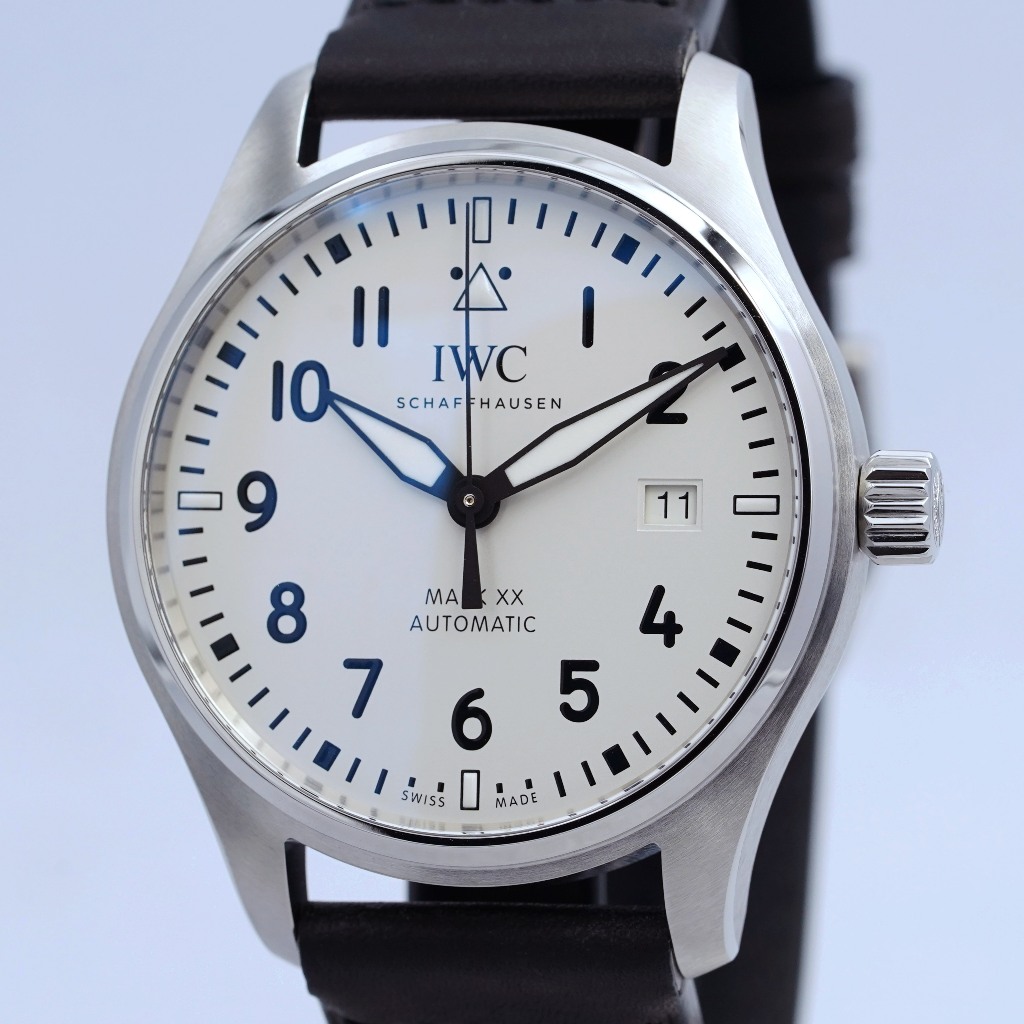 IWC萬國 IW328207 馬克二十飛行員系列 40.0mm Pilot Mark XX 馬克20 白色面盤 | 蝦皮購物