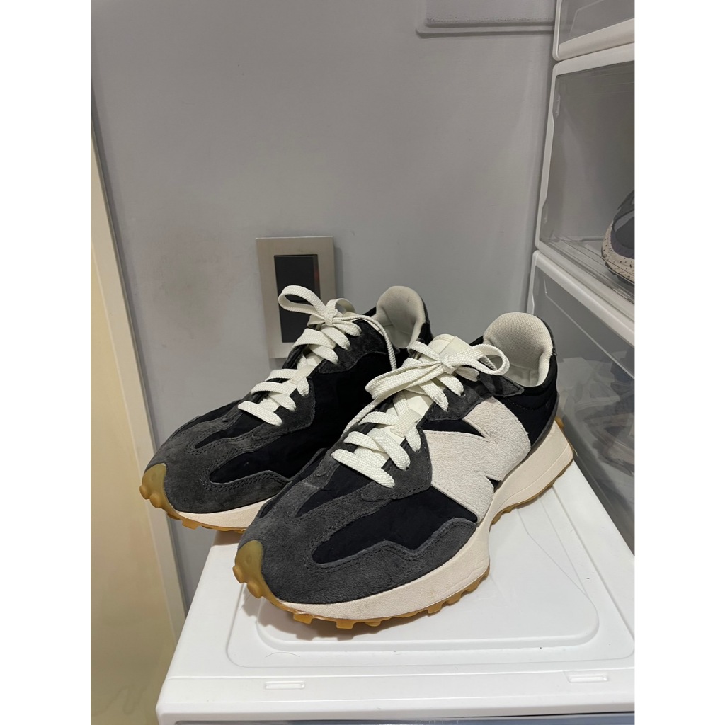 New balance 休閒鞋 327 復古 女鞋 元祖灰 焦糖底 MS327KA1-D US7/CN25 百搭 神鞋 | 蝦皮購物