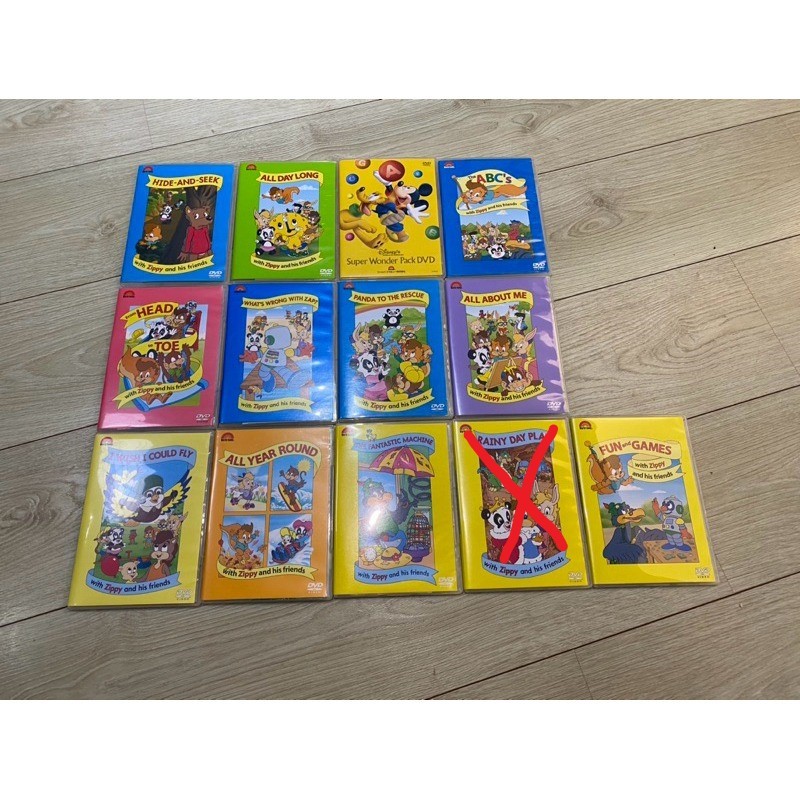 《日版》with Zippy and his friends 系列 12片dvd dwe wfc | 蝦皮購物