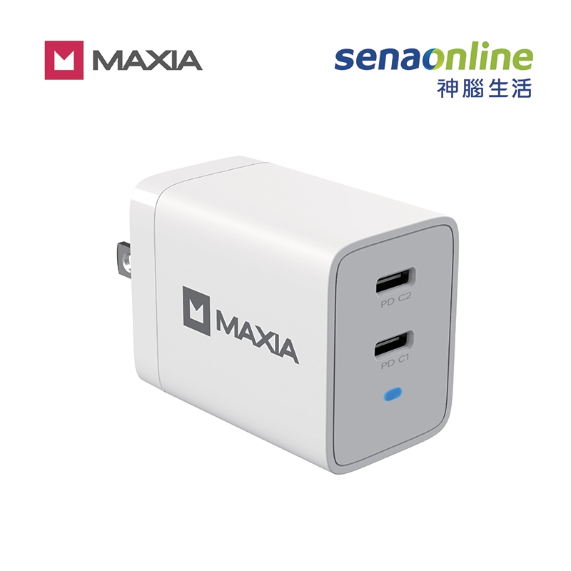 【MAXIA】氮化鎵GaN 67W雙孔USB-C充電器-白(MPC-A67W) 神腦生活 | 蝦皮購物