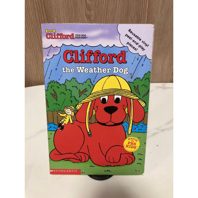 Clifford the weather dog（硬頁書、內附互動貼紙） | 蝦皮購物