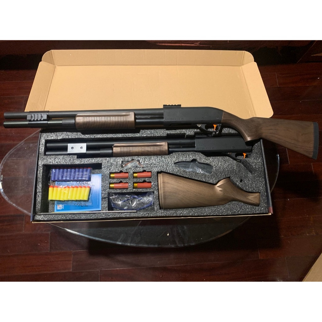 狀森M870拋殼軟彈散彈槍/Remington M870 Nerf ShotGun | 蝦皮購物