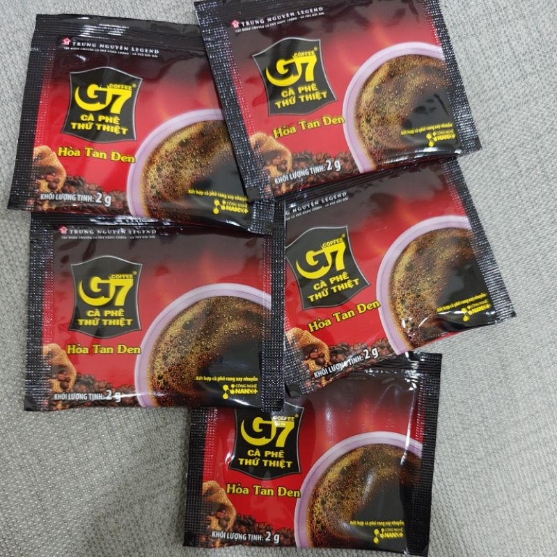 G7黑咖啡 3小包試喝價 2g/包 越南 G7 咖啡 第一品牌 G7黑咖啡 ( 無糖、無奶精 ) | 蝦皮購物