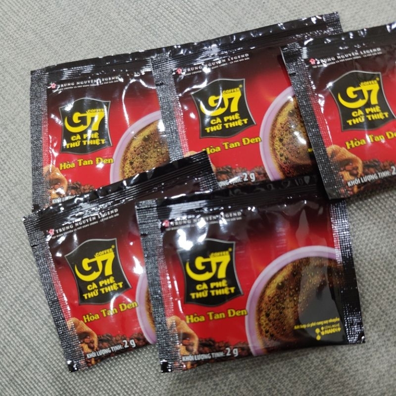 G7黑咖啡(品嚐價) 3小包試喝價 2g/包 越南 G7 咖啡 第一品牌 G7黑咖啡 ( 無糖、無奶精 ) | 蝦皮購物