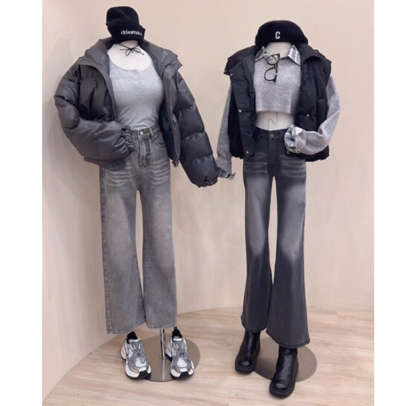 Yi_shop • ins 《現/預》｛限時優惠價｝高級皮質短款麵包羽絨外套 皮革外套 麵包外套 小紅書女裝 短版 | 蝦皮購物