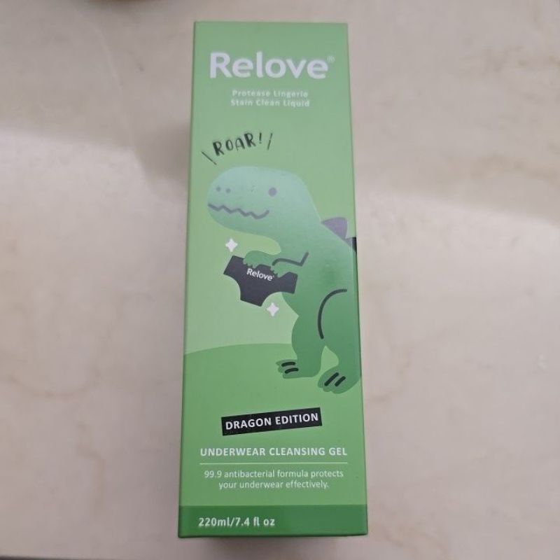 全新 Relove正版現貨私密衣物蛋白酵素去漬抑菌手洗精 經典小爆龍清新玫瑰 220ml | 蝦皮購物
