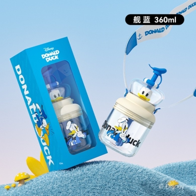 【全新樣品出清】GERM格沵 米奇系列 萌動吸管杯 360ml 䚀藍 | 蝦皮購物