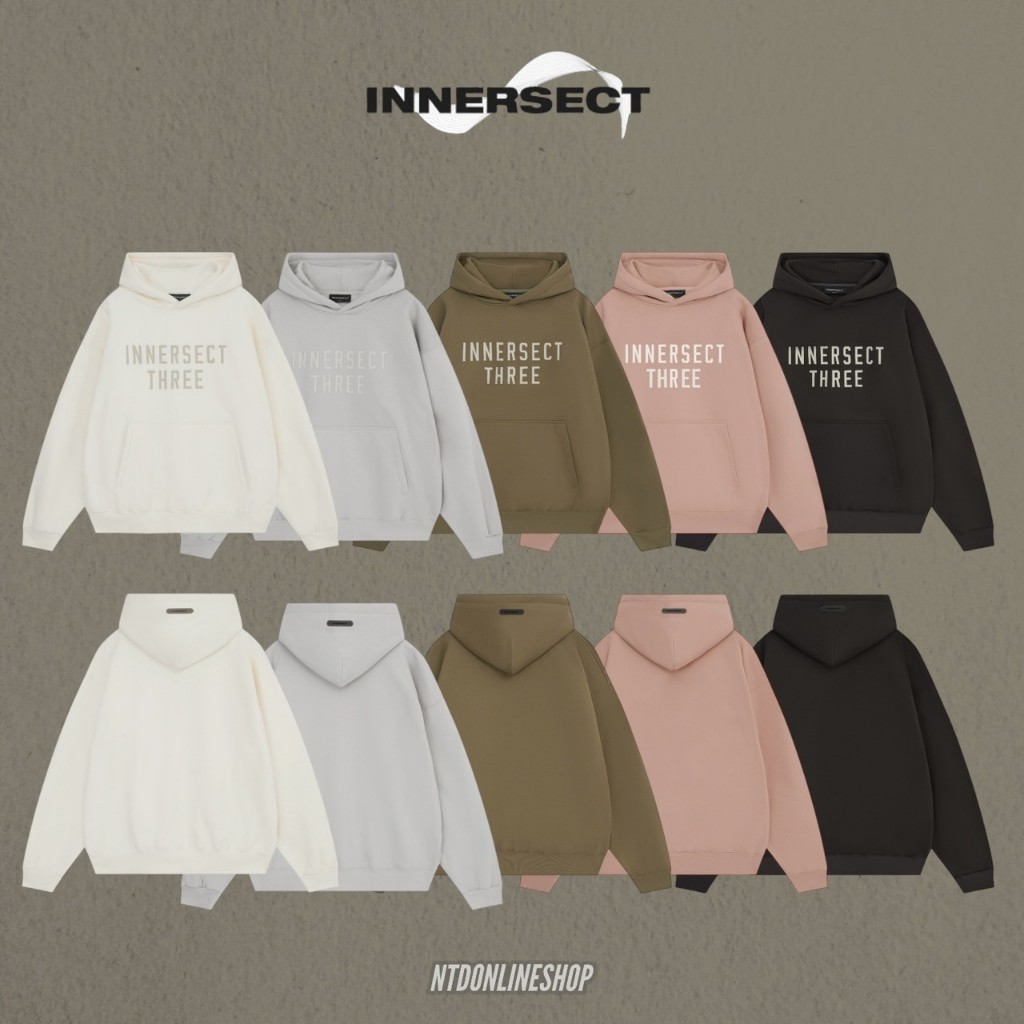 🔥【NTD】限時特價 INNERSECT 陳冠希 三生萬物 正面胸口字體 保暖 連帽T 厚磅 帽T 內刷毛 長袖 帽踢 | 蝦皮購物