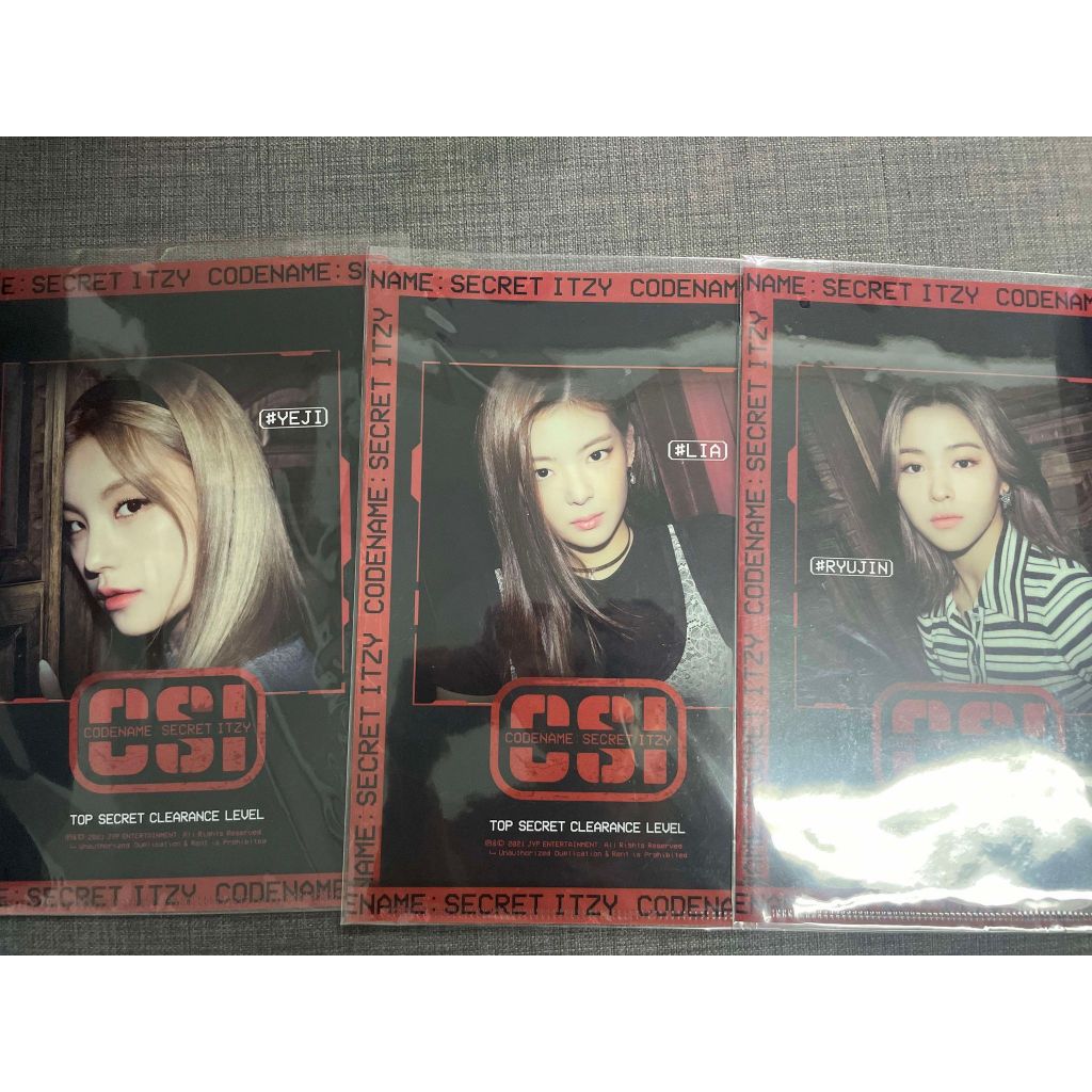 現貨 ITZY CSI 禮志 LIA 留真 資料夾 Codename Secret 滿額禮 A4 | 蝦皮購物